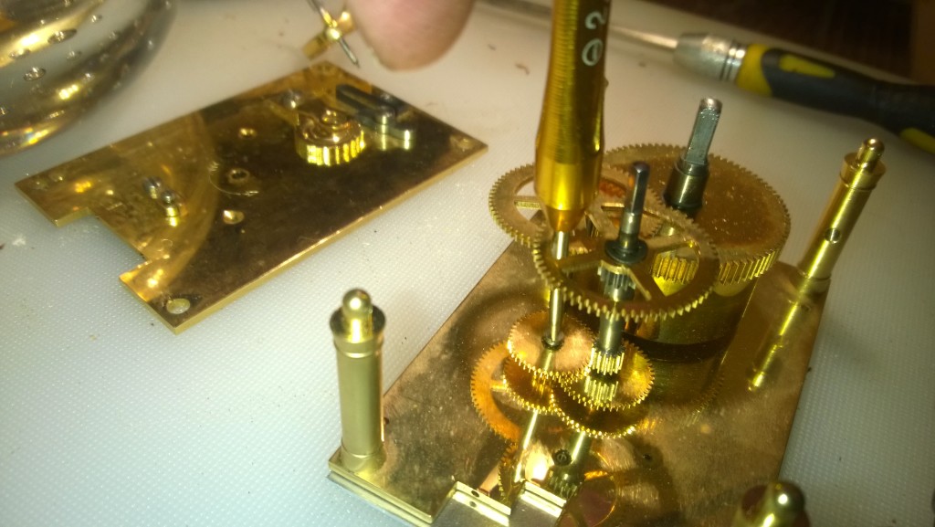 platform escapement replacement – Braintree Clock Repairs